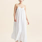 Ashley Textured Cotton Strappy Maxi Nightie – Papinelle Sleepwear US